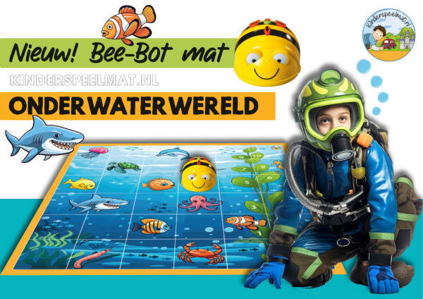 Bee-Bot mat Onderwaterwereld – Kinderspeelmat.nl